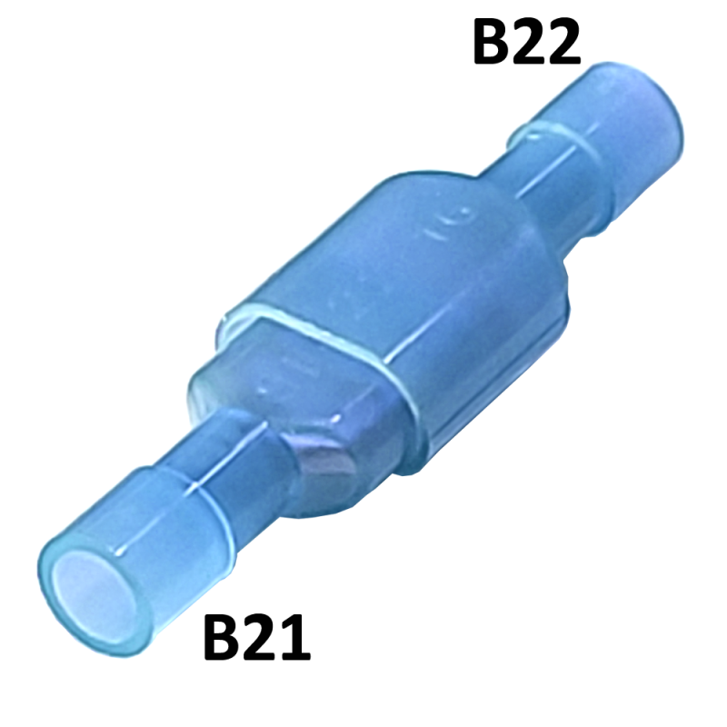 Terminal Preaislado Pala M. Aislada L-6,3mm, Az B22 LCT