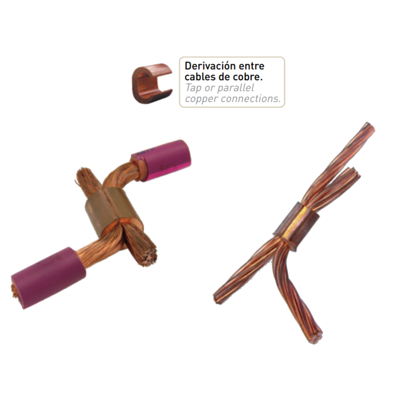 Conector Tipo "C", Cab-Cab: 50-50mm² CCD 50 LCT